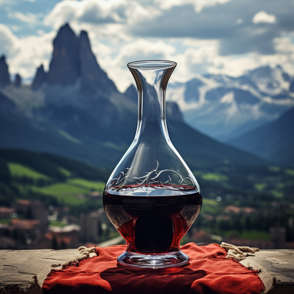 The art of decanting red wine